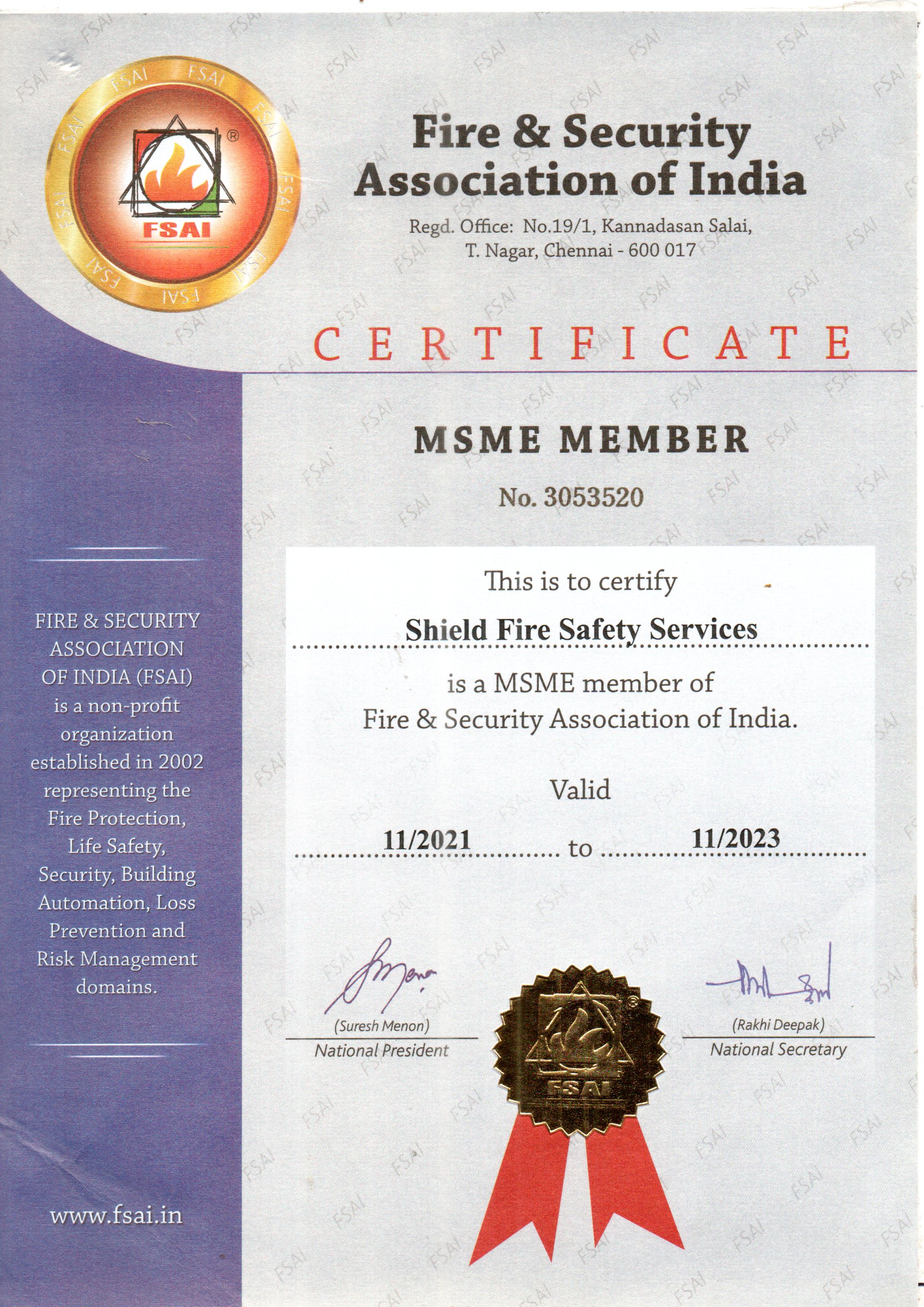Shield fire protection services